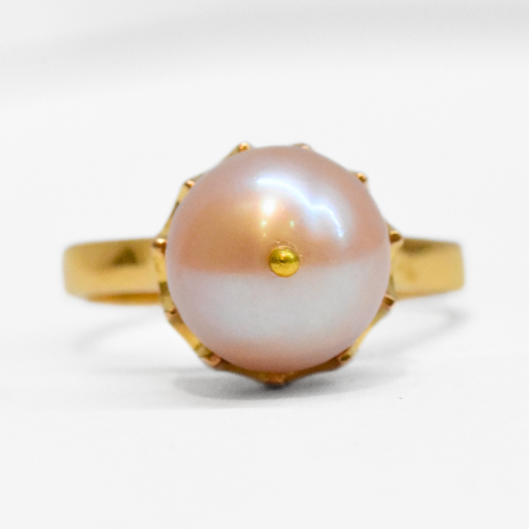 Motiwala Creations. Natural Pearl Ring